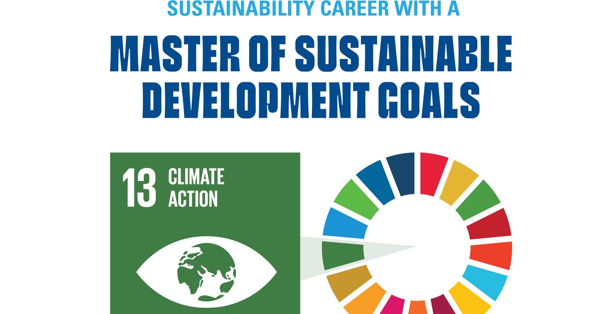New climate action specialisation for the Master of Sustainable ...