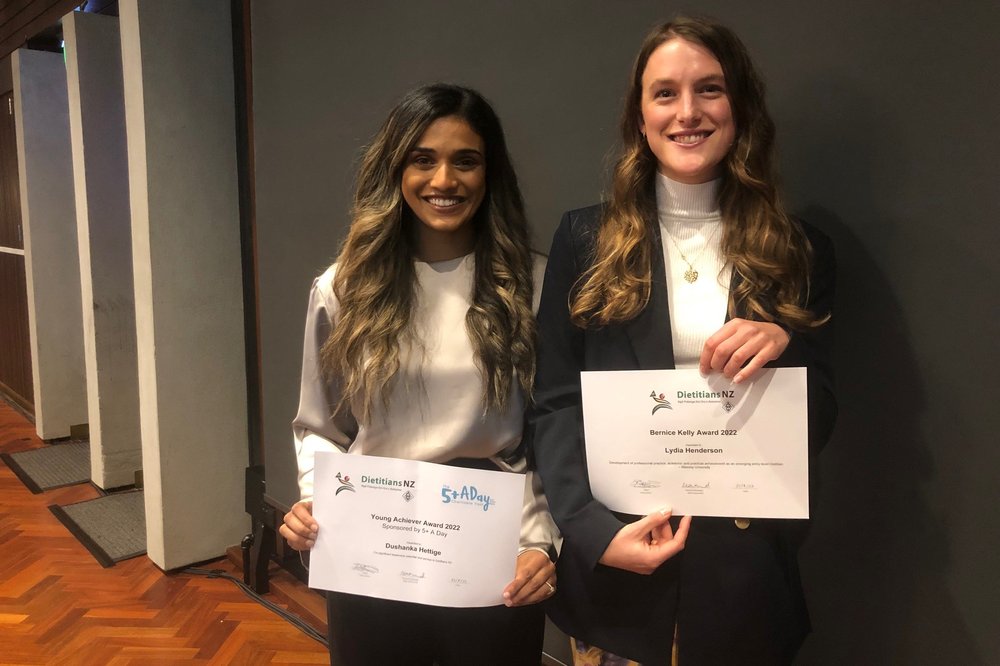 Massey graduates win Dietitians NZ awards