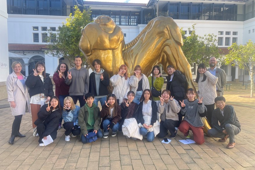 Edogawa University students return to Massey