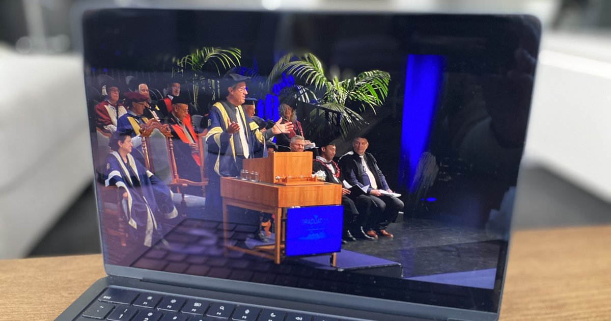 Graduation livestream - Massey University