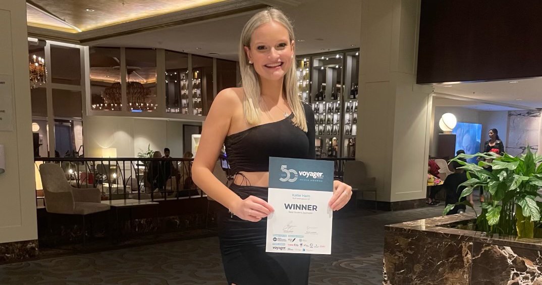 Journalism award the icing on the cake for postgraduate student ...