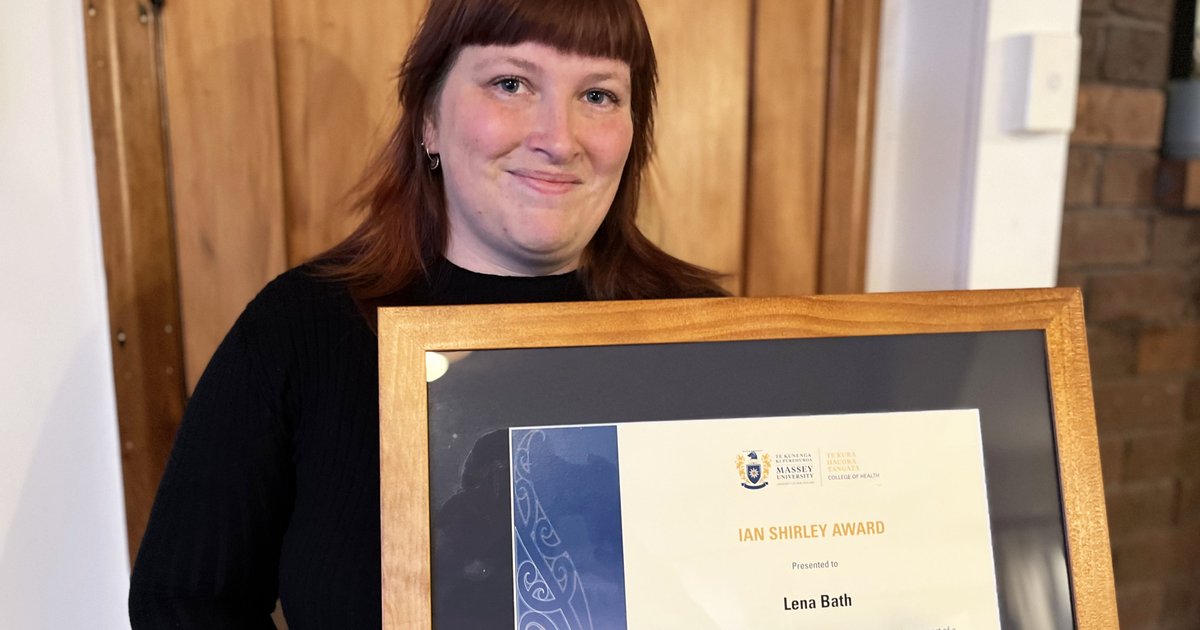 Continuing the legacy for Ian Shirley Award recipient - Massey University