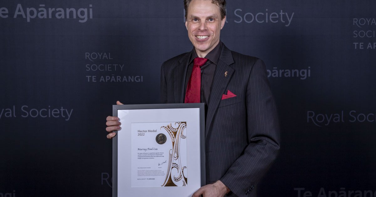 Professor Murray Cox awarded the 2022 Hector Medal - Massey University
