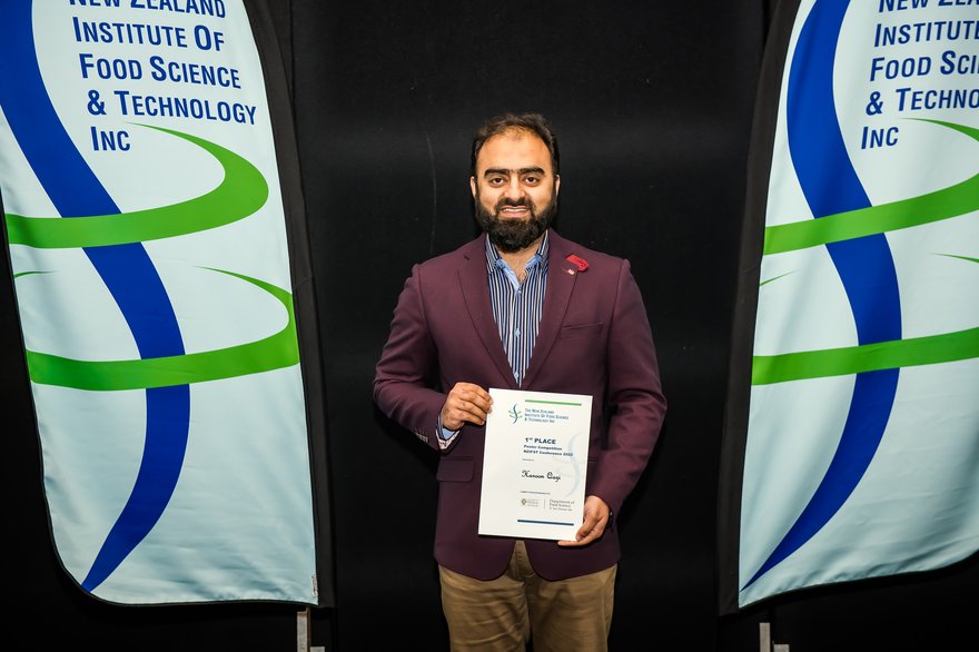Winner turns up the heat at New Zealand Institute of Food Science and ...