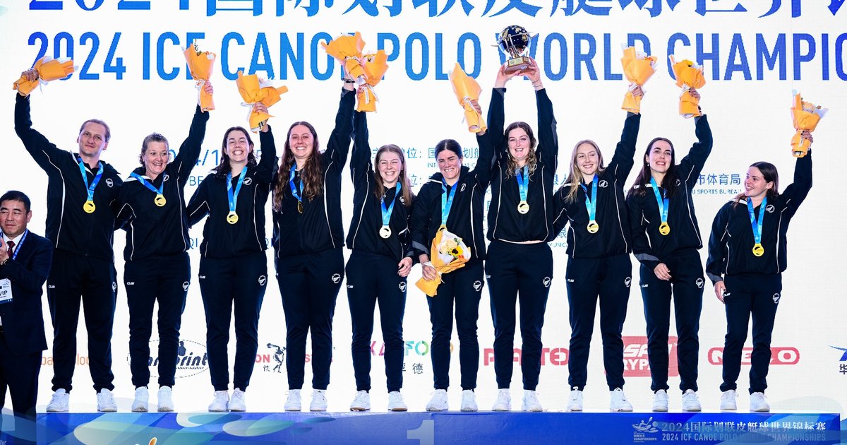 Paddling for gold at Canoe Polo World Championships - Massey University