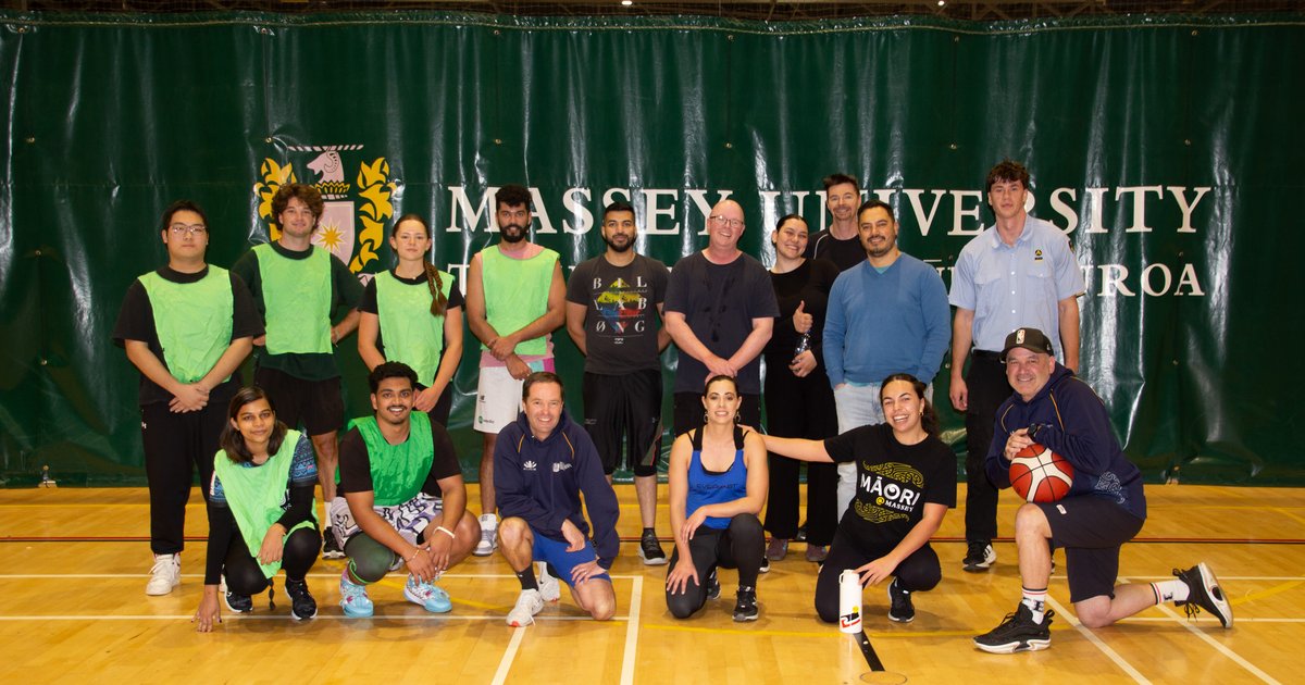 Students take the win in Staff vs Student basketball game - Massey ...
