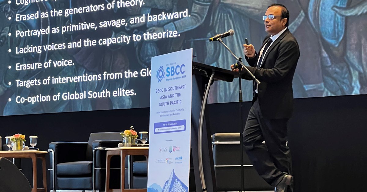 Professor Mohan Dutta delivers keynote lecture at symposium in Malaysia ...