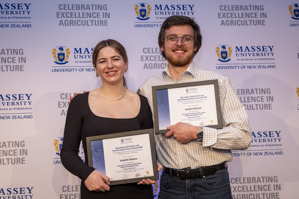 Massey Agriculture, Horticulture & Environmental Science Awards