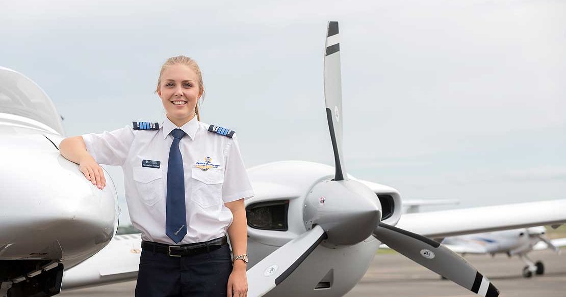 Aviation student soars to top of her class - Massey University