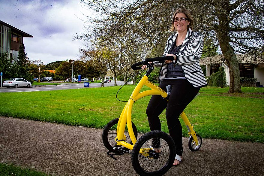 Massey gifted two Alinker bikes - Massey University