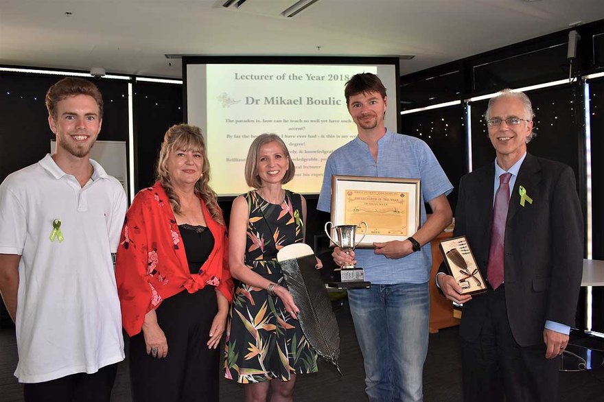 Lecturer named 'best' at Auckland campus