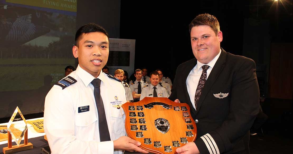 Aviation student flies to top of his class - Massey University