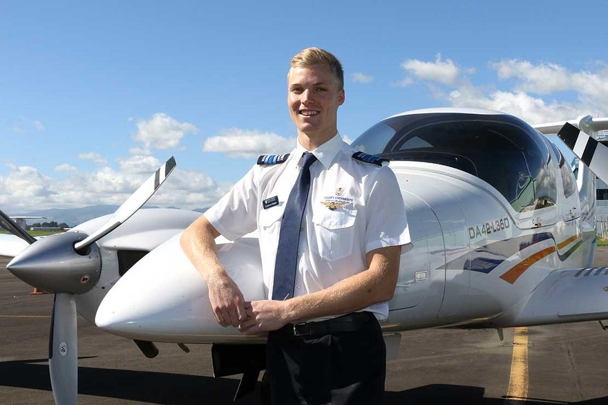 Student’s love of physics leads to aviation success